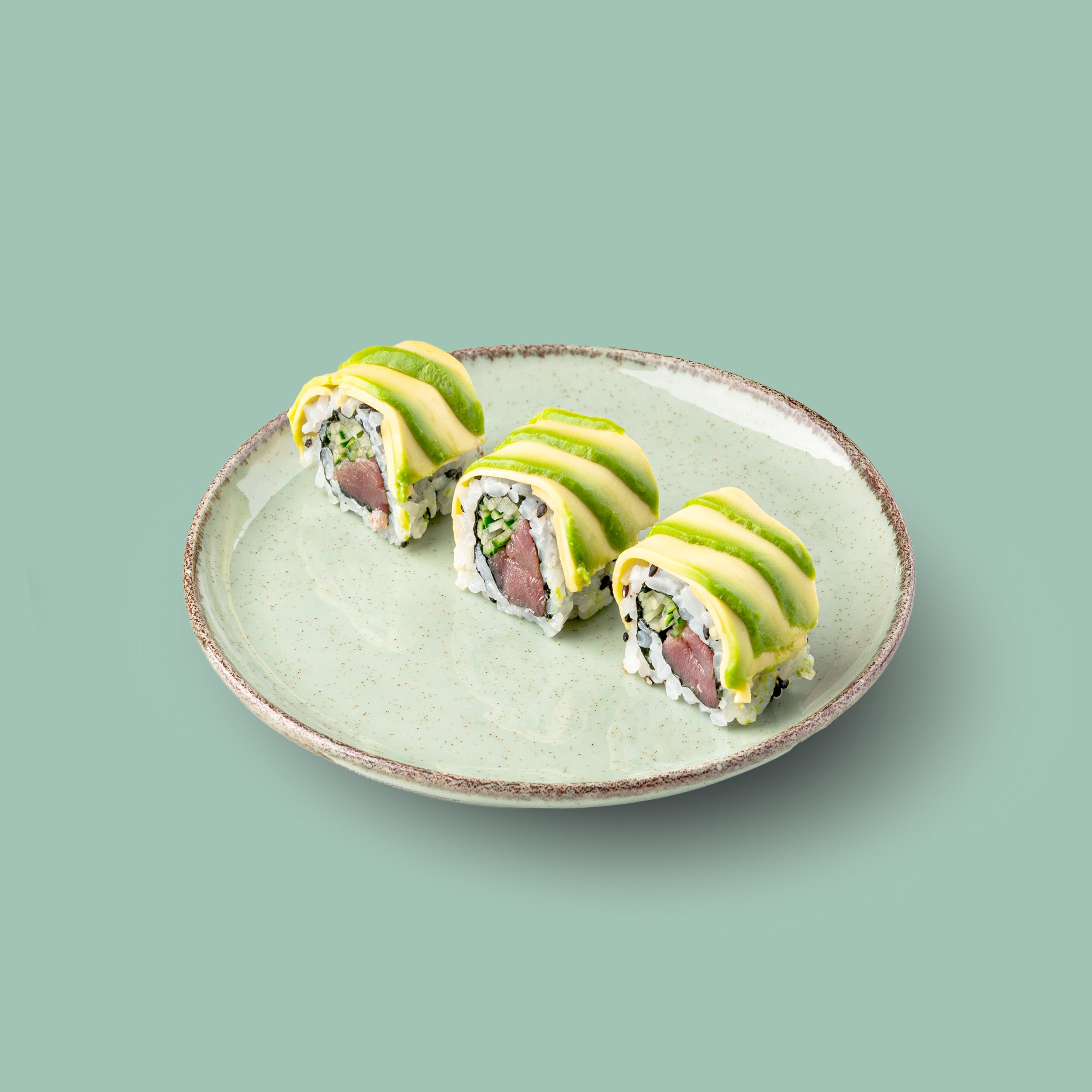 Tuna Avocado Roll (3pcs) | Sushi Delivery – Higasa Sushi HK